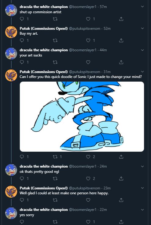 Redemption as fast as Sonic | Scrolller