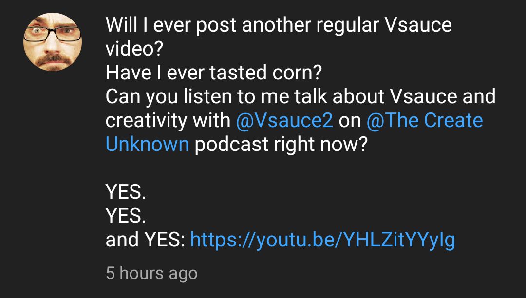 Regular Vsauce video confirmed! | Scrolller
