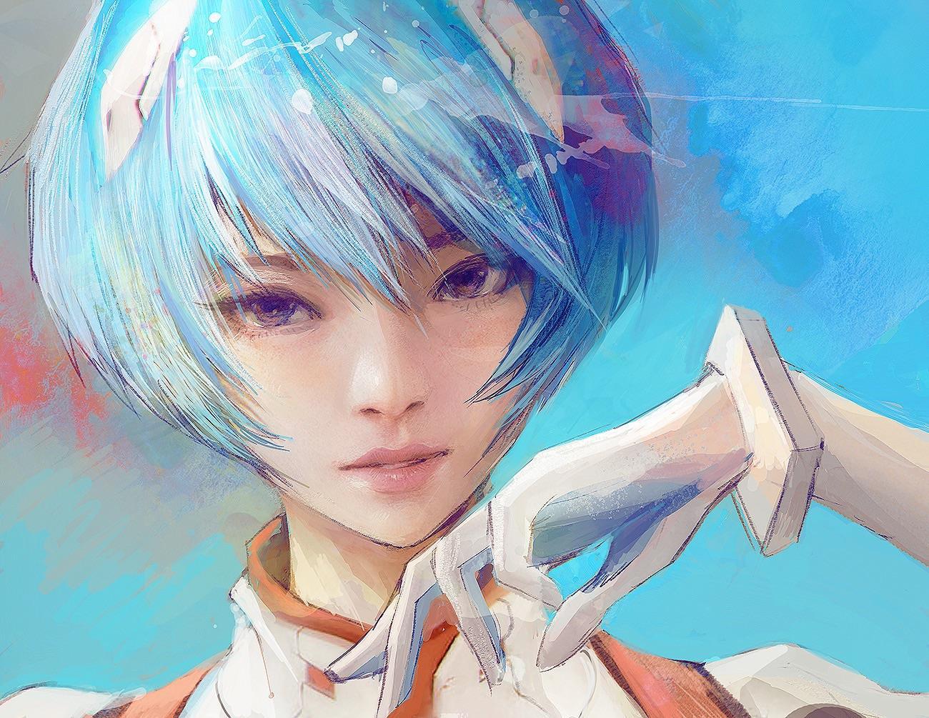 Rei Ayanami By Wataboku On Artstation Scrolller