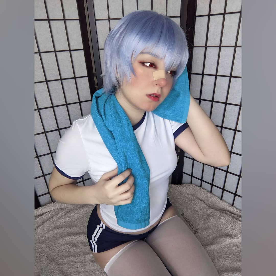 Rei Ayanami in bloomers - midori.ly | Scrolller