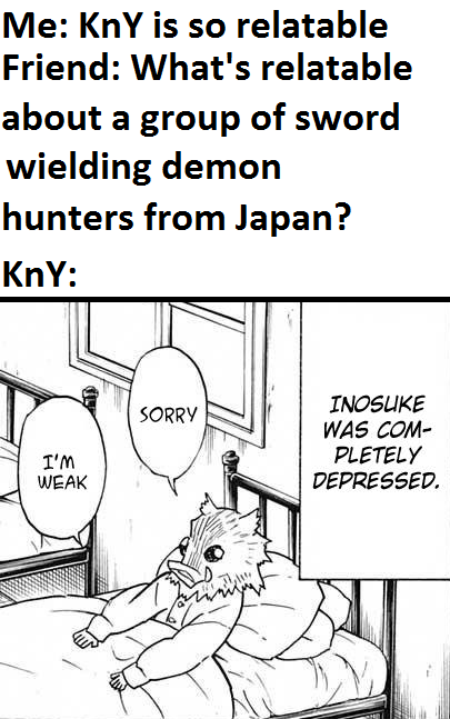 Relatable Inosuke | Scrolller