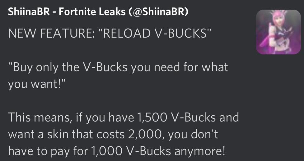 Reloading V-Bucks | Scrolller