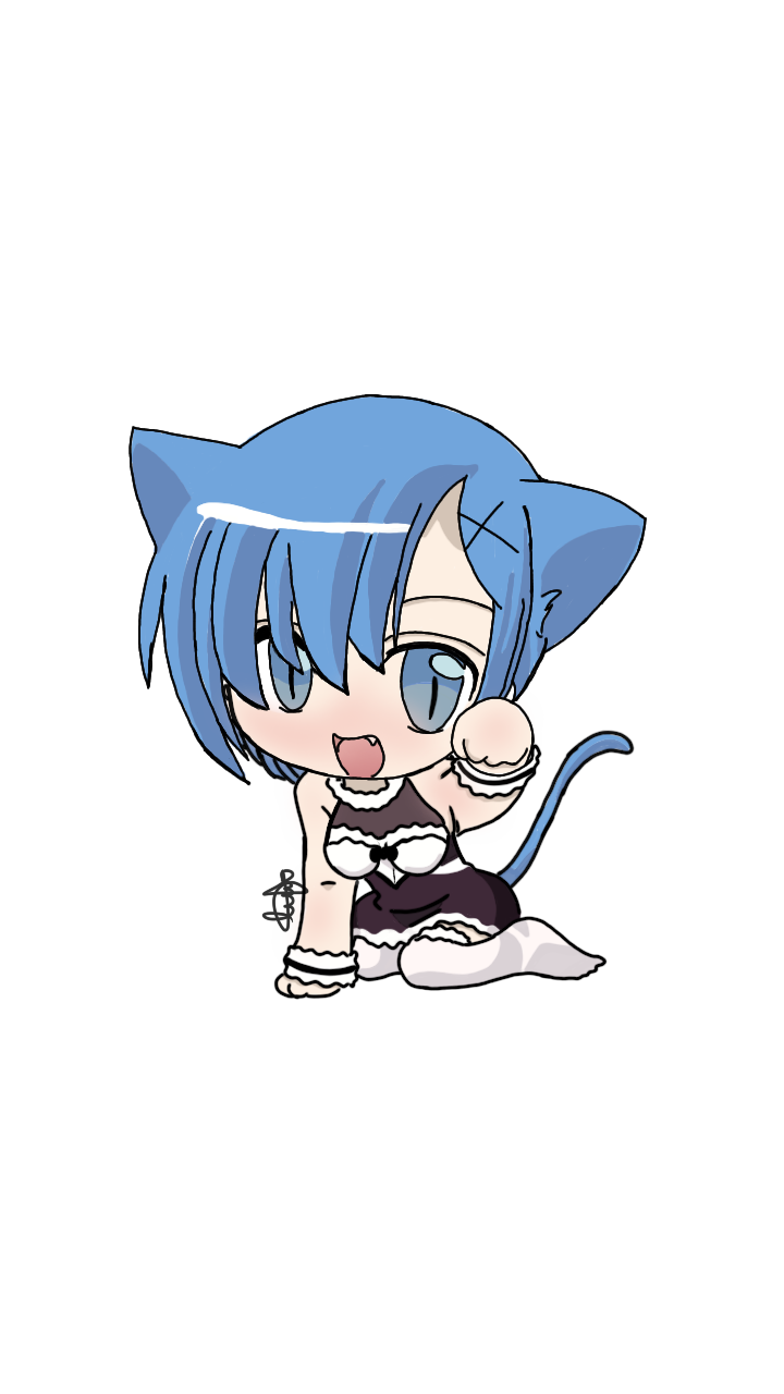 rem neko chibi, by me | Scrolller