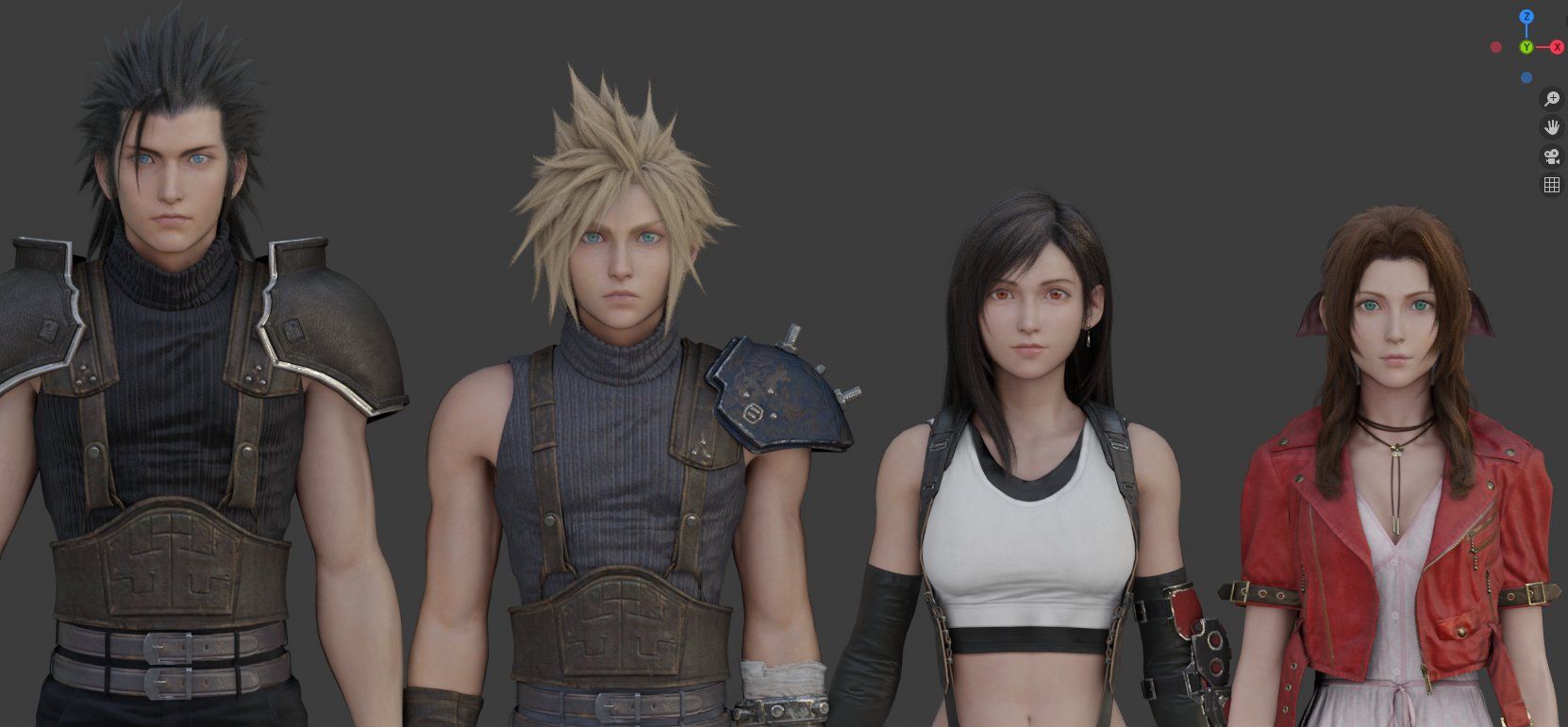 [REMAKE SPOILERS] in game height difference of different characters | Scrolller