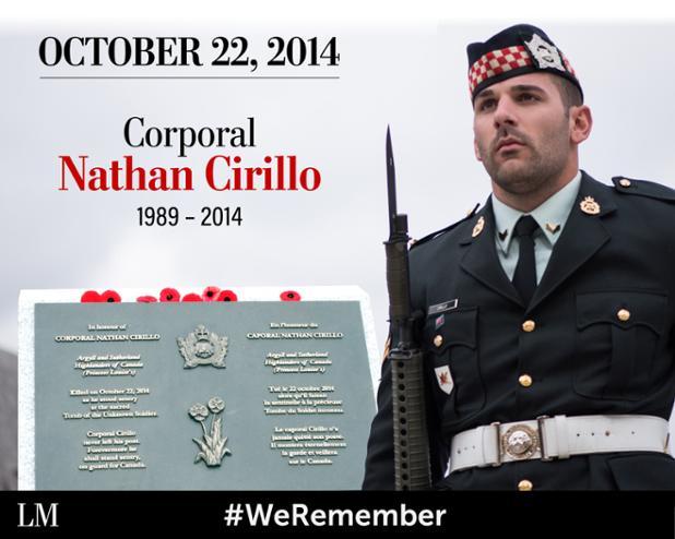 Remembering Corporal Nathan Cirillo | Scrolller