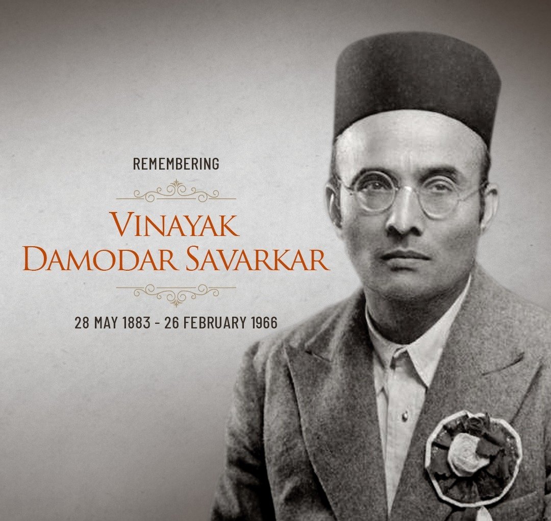 Remembering the great revolutionary freedom fighter, Veer Savarkar on the Anniversary of his ...