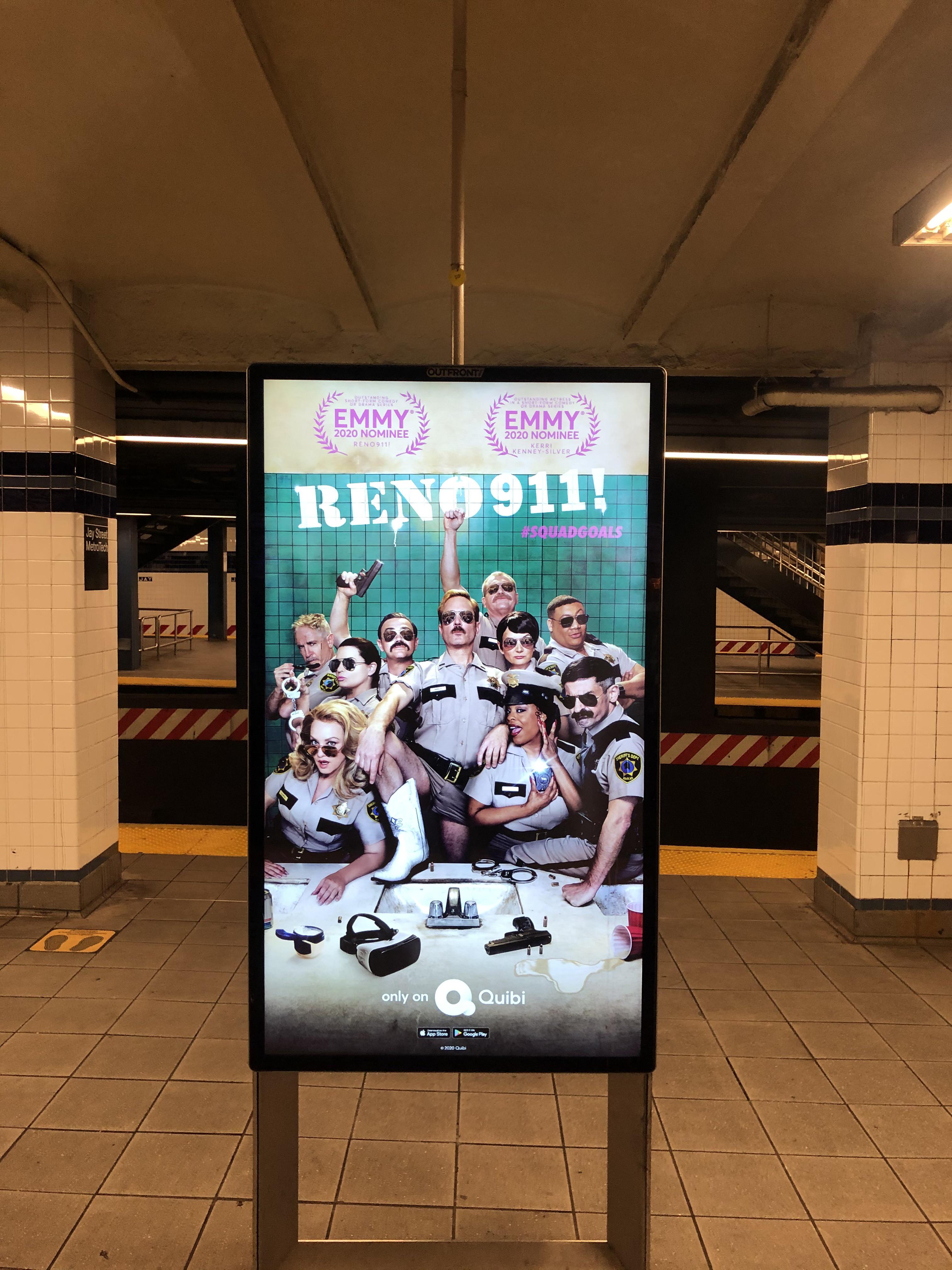 Reno911 sighting at 445am in the NYC Subway In Brooklyn 👮‍♀️ 👮 | Scrolller