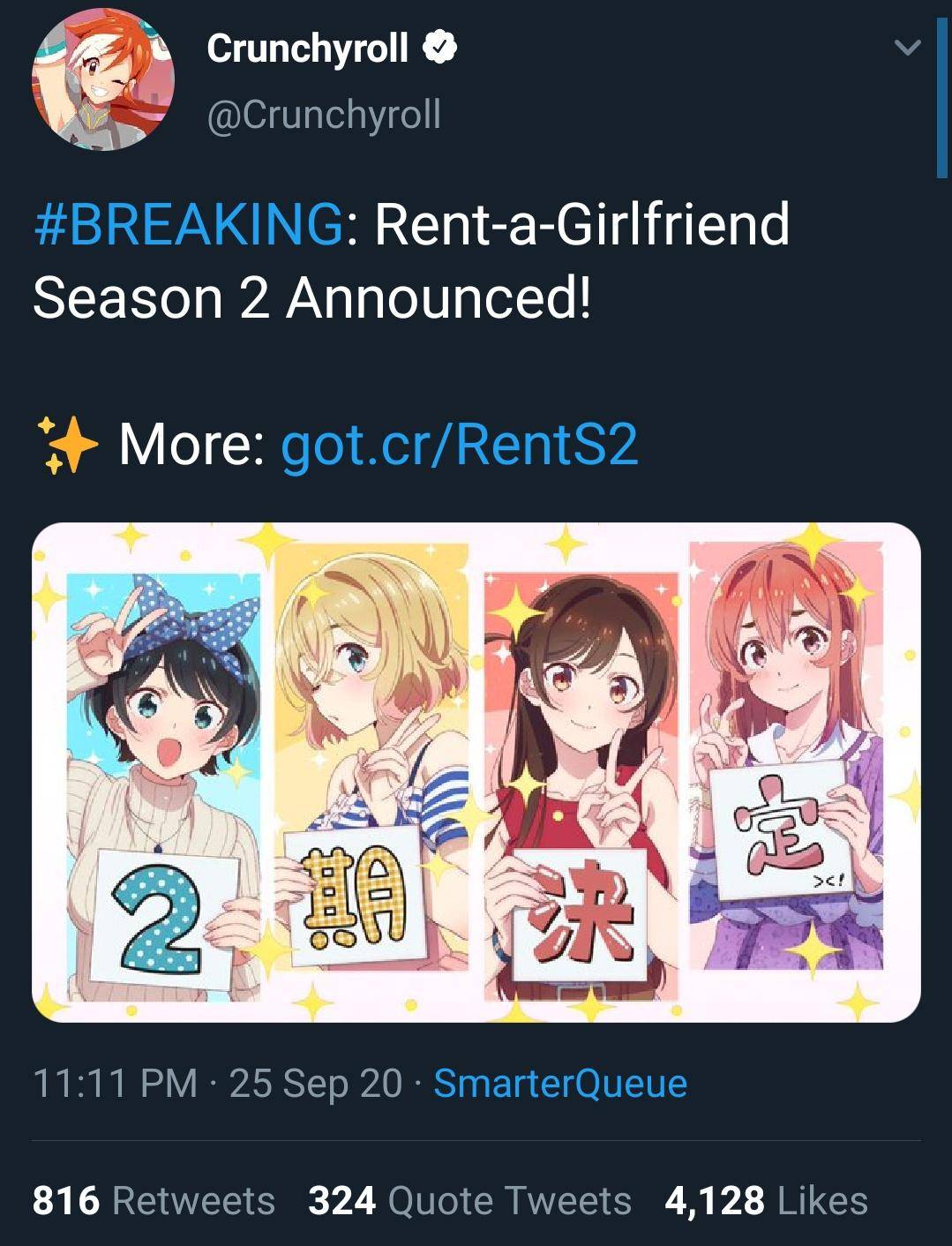 Rent a Girlfriend: Season 2 Announced! | Scrolller