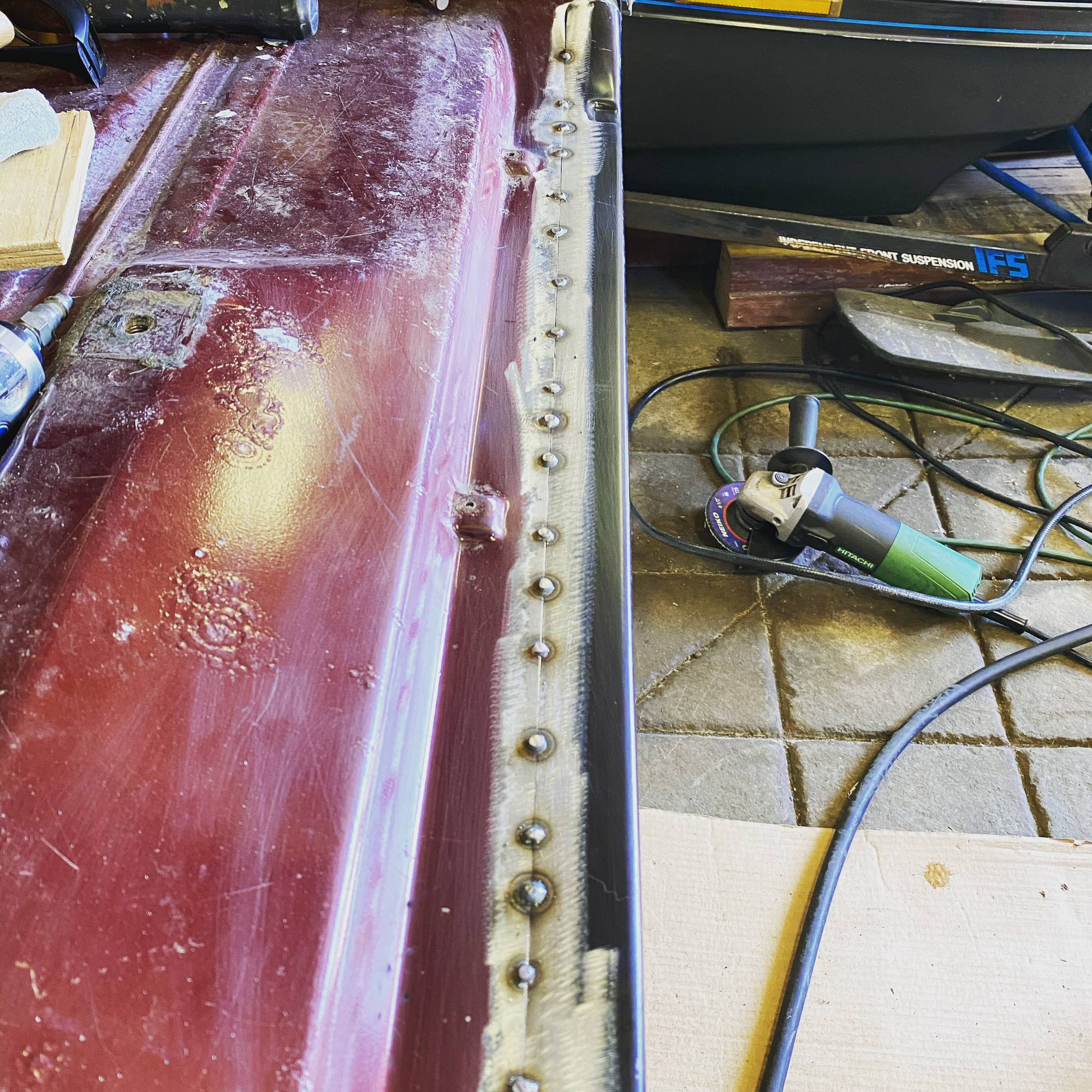 Replacing the rust, one spot weld at a time | Scrolller