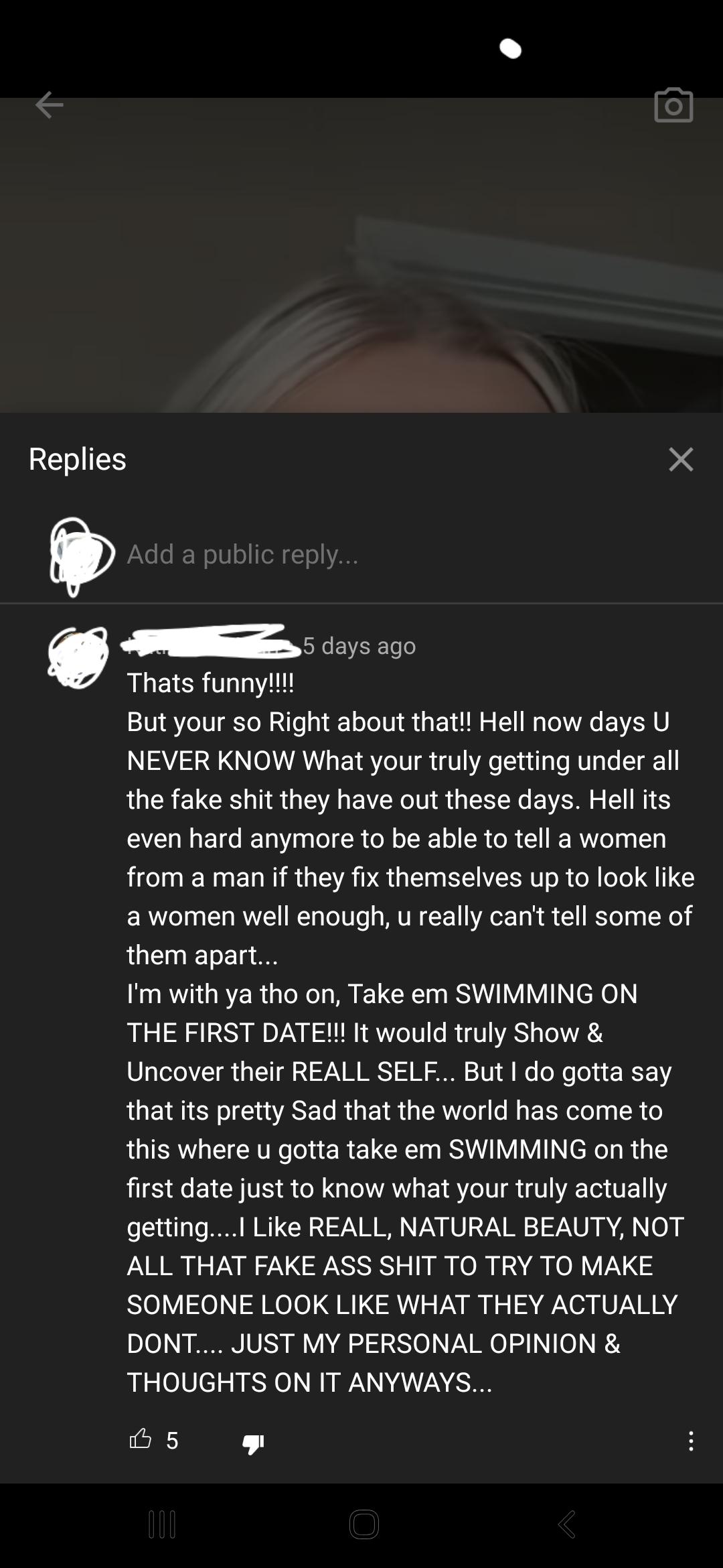 Reporting bc last time I forgot to hide the username | Scrolller