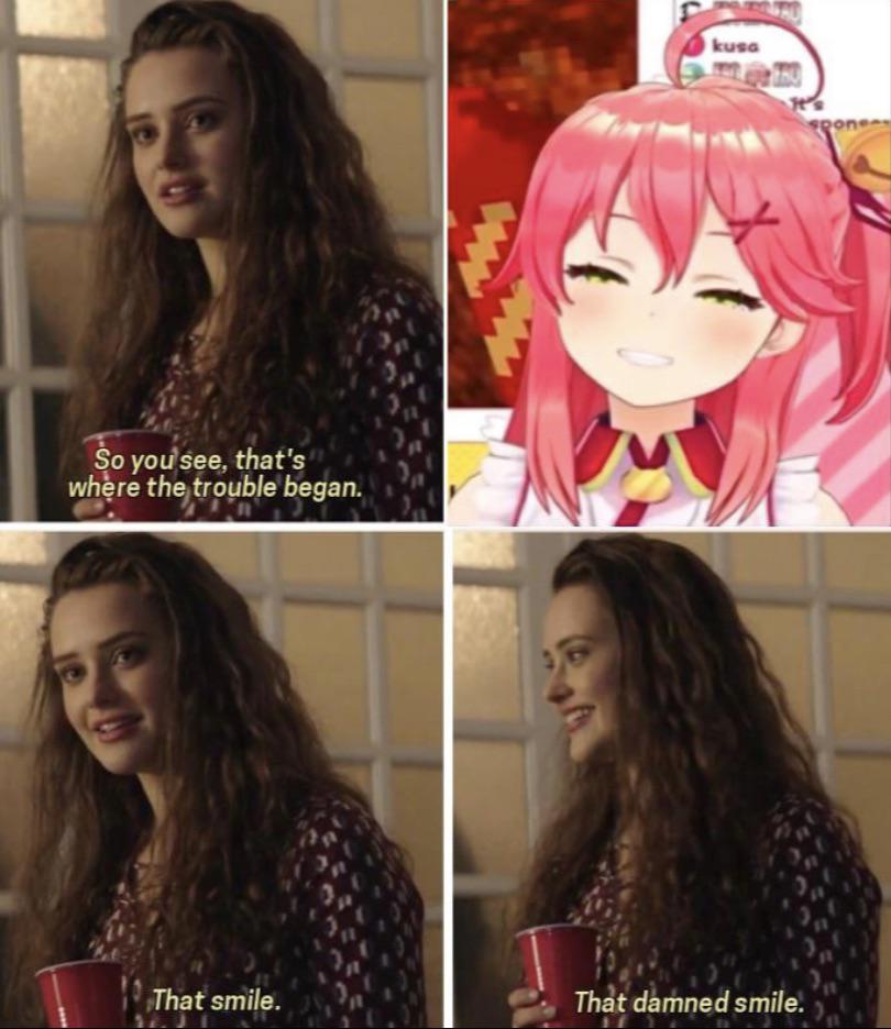 Repost because I messed up the image. But still Miko smile best smile | Scrolller