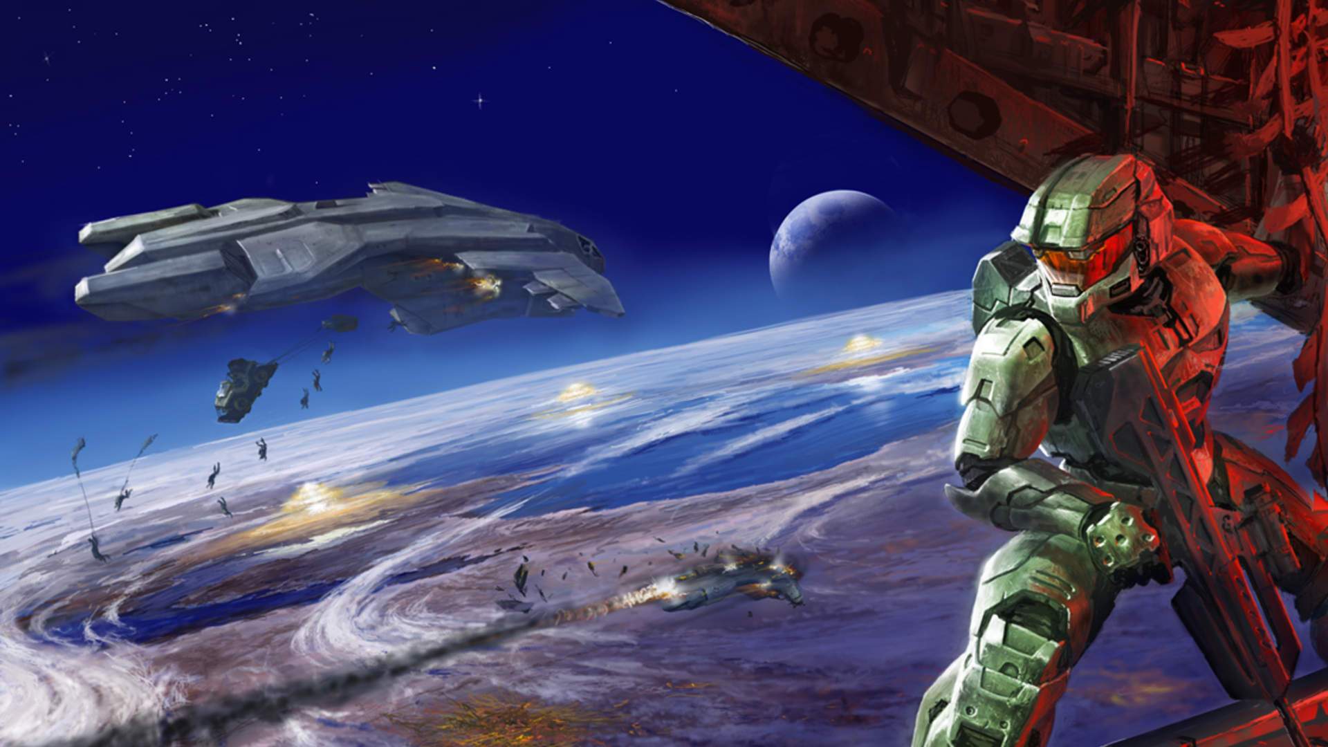 [request] Can someone please make a 3440x1440 version of this promo art for Halo 2? | Scrolller