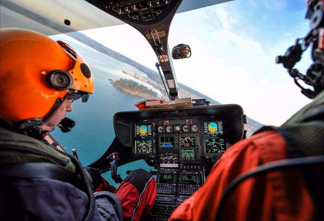 Rescue helicopter cockpit | Scrolller