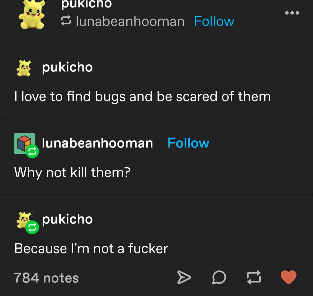 Respect bugs | Scrolller