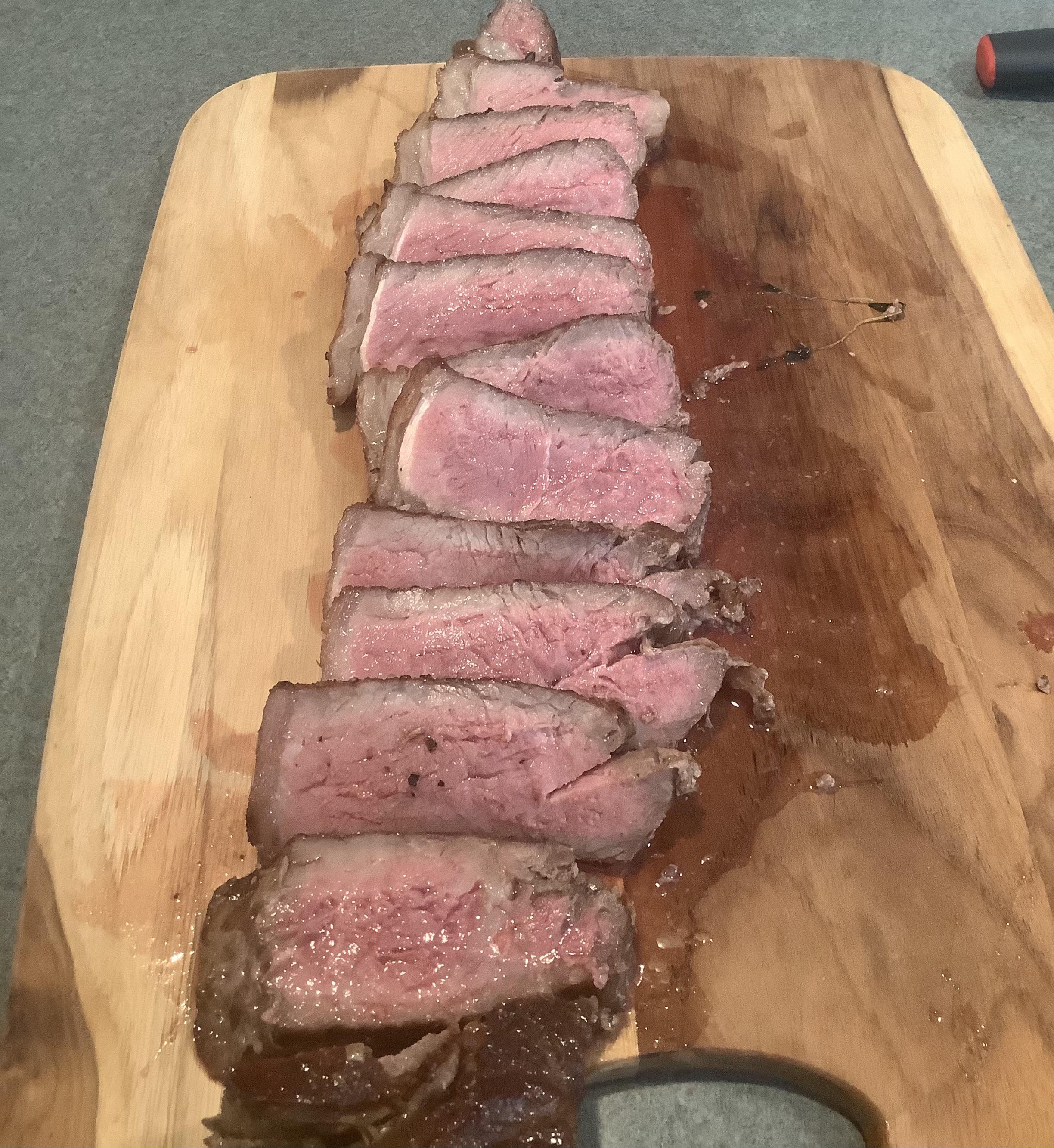 Reverse Seared NY Strip | Scrolller