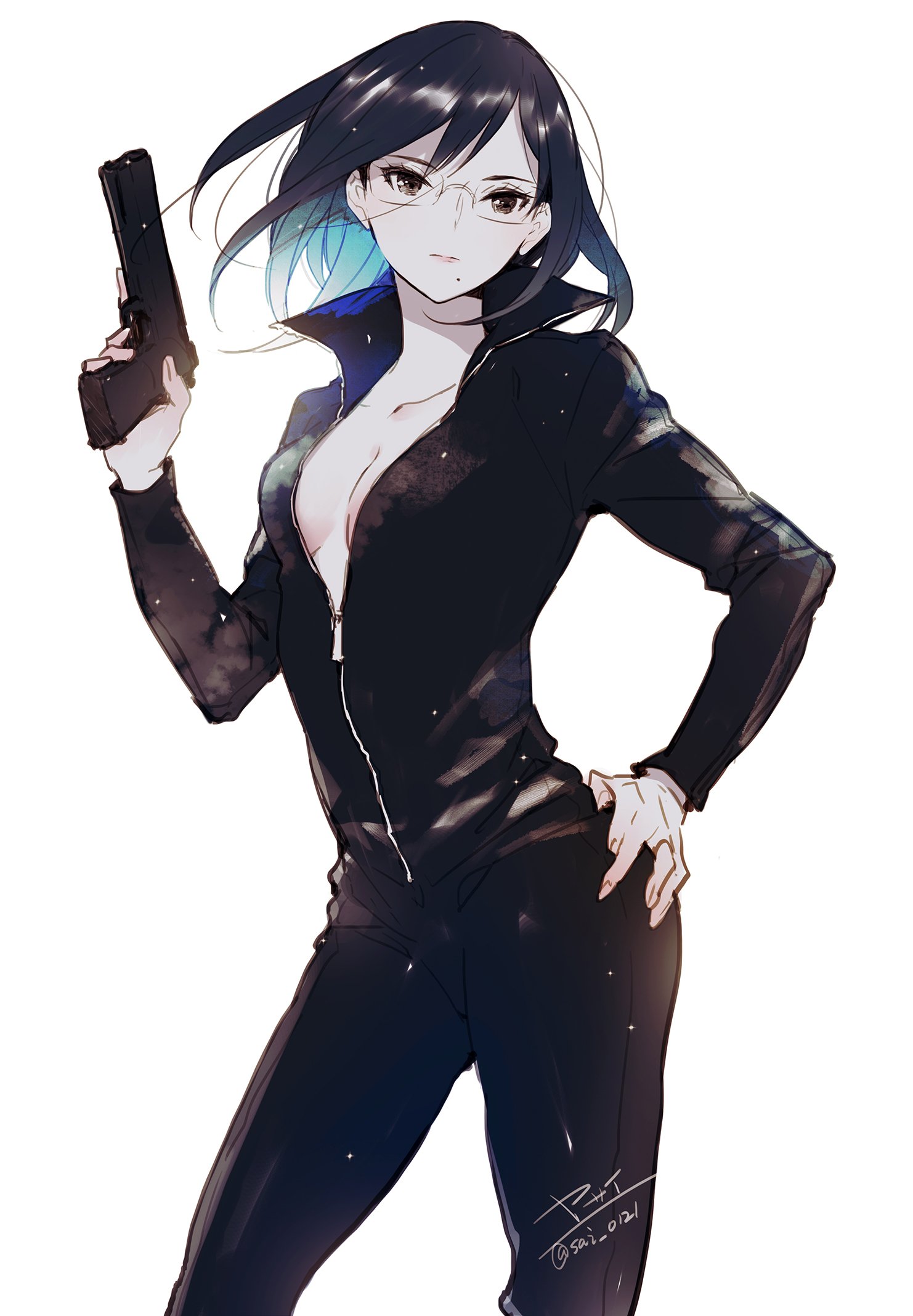 Rider Suit Kiyoko Packing Heat [Haikyuu!!] | Scrolller