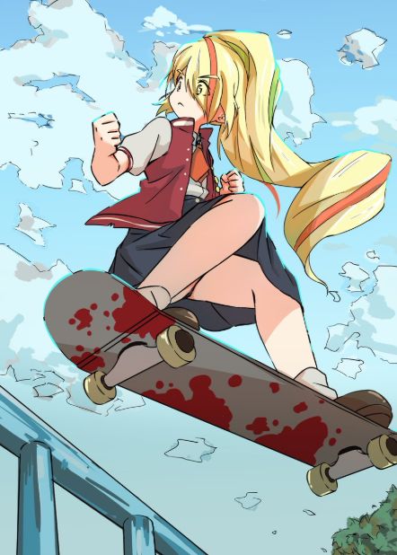 Riding on skateboard | Scrolller