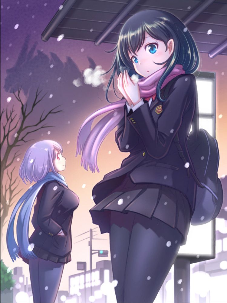 Rikka and Akane with some Warmer Clothes | Scrolller