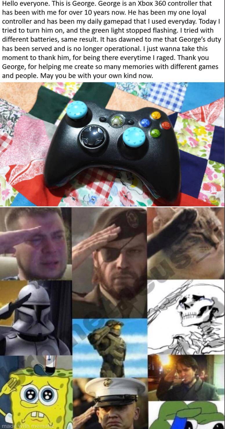 RIP George. | Scrolller