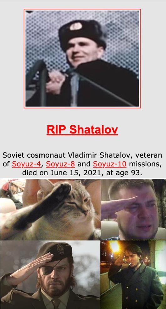 RIP Vladimir Shatalov | Scrolller