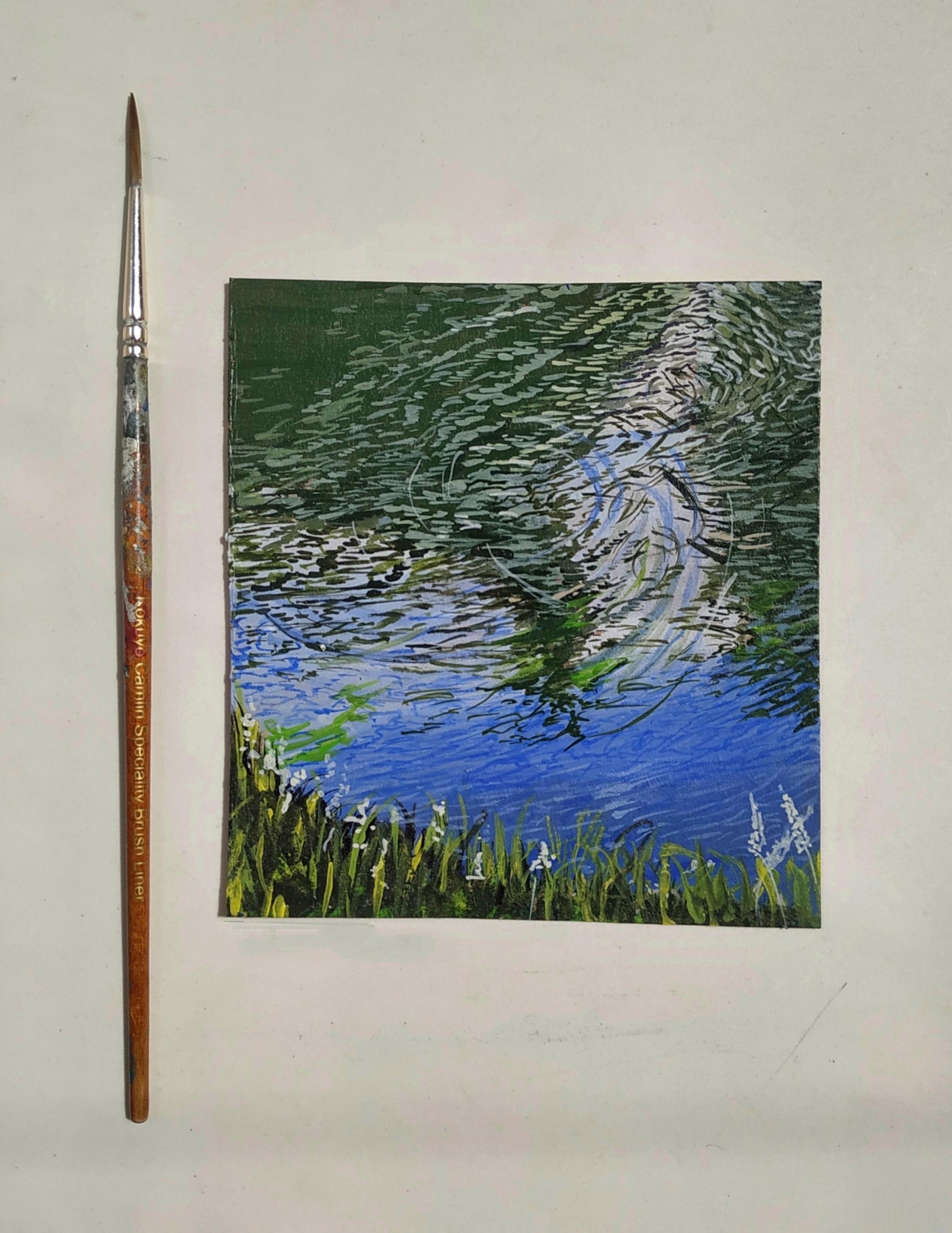 Ripple, Me, Acrylics, 2021 | Scrolller