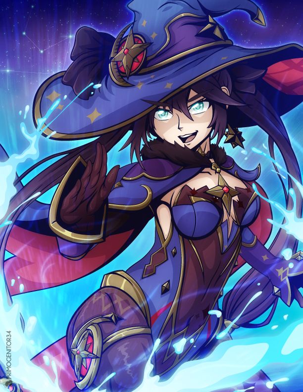 Ripple of Fate (OC Mona vector art) | Scrolller