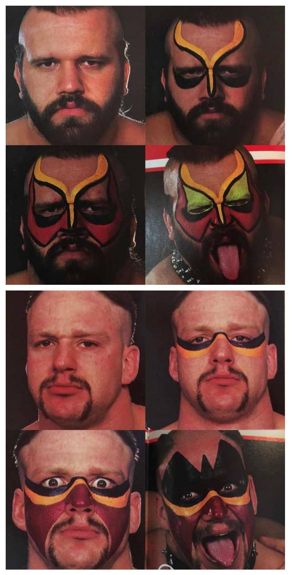 Road Warriors face paint transformation | Scrolller