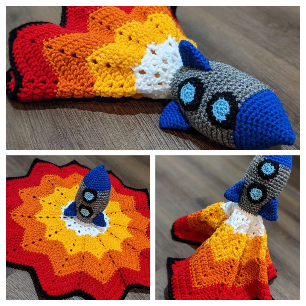 Rocket ship lovey I made! | Scrolller