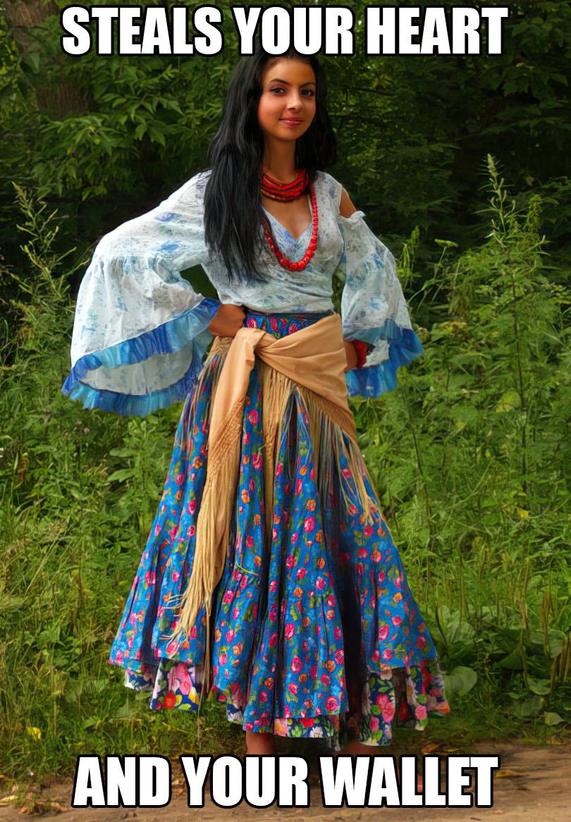 ROMANIAN GYPSY GIRL | Scrolller
