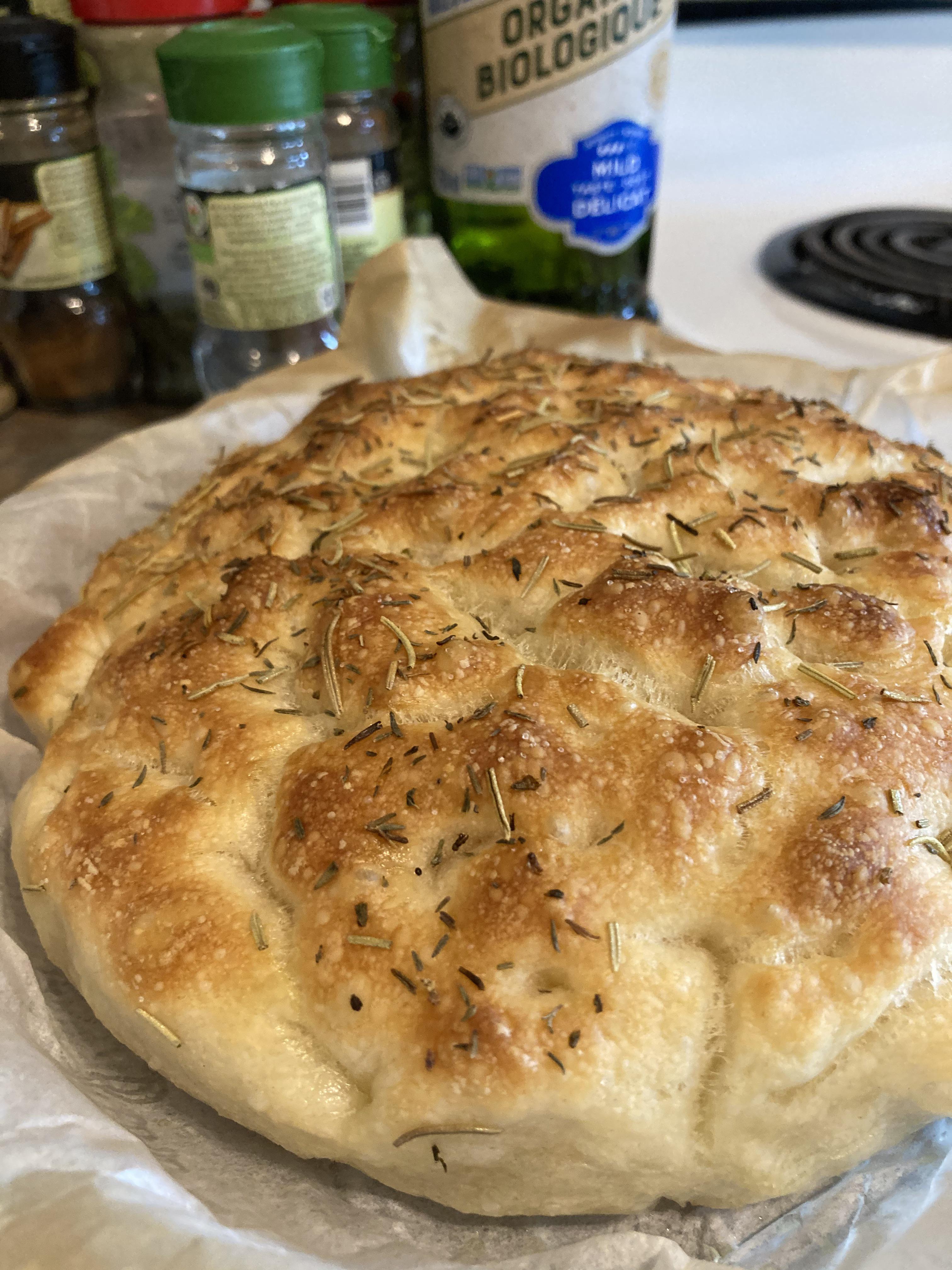 Rosemary Thyme Focaccia Bread! | Scrolller
