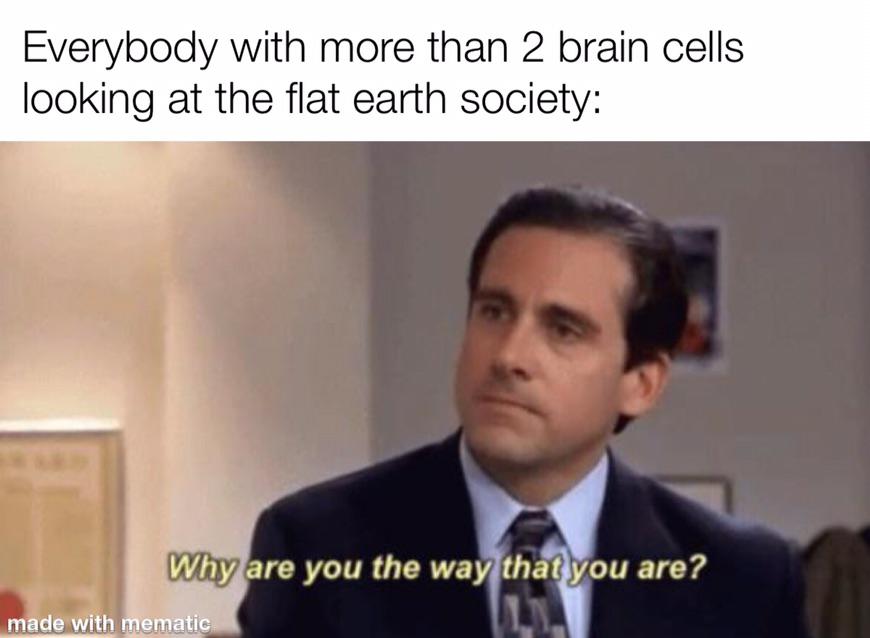 Round flat earth socity | Scrolller