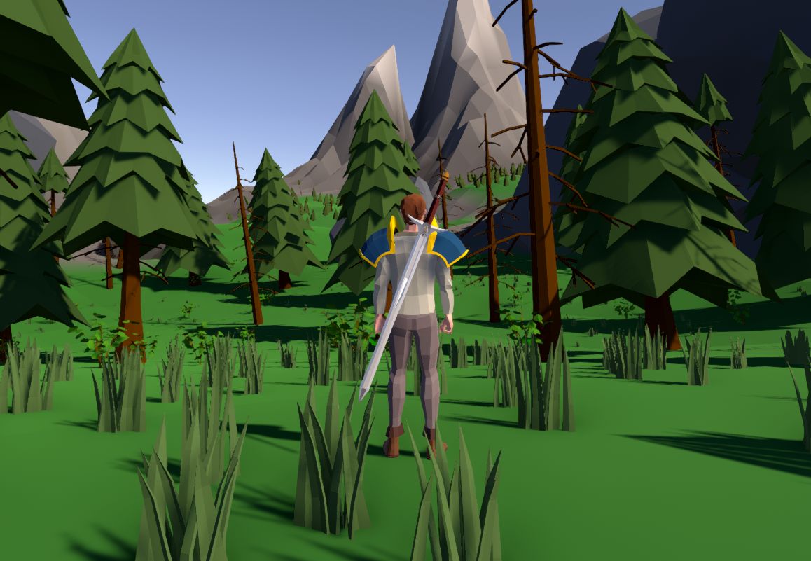 RPG I'm working on in Unity. All models are made in blender. | Scrolller