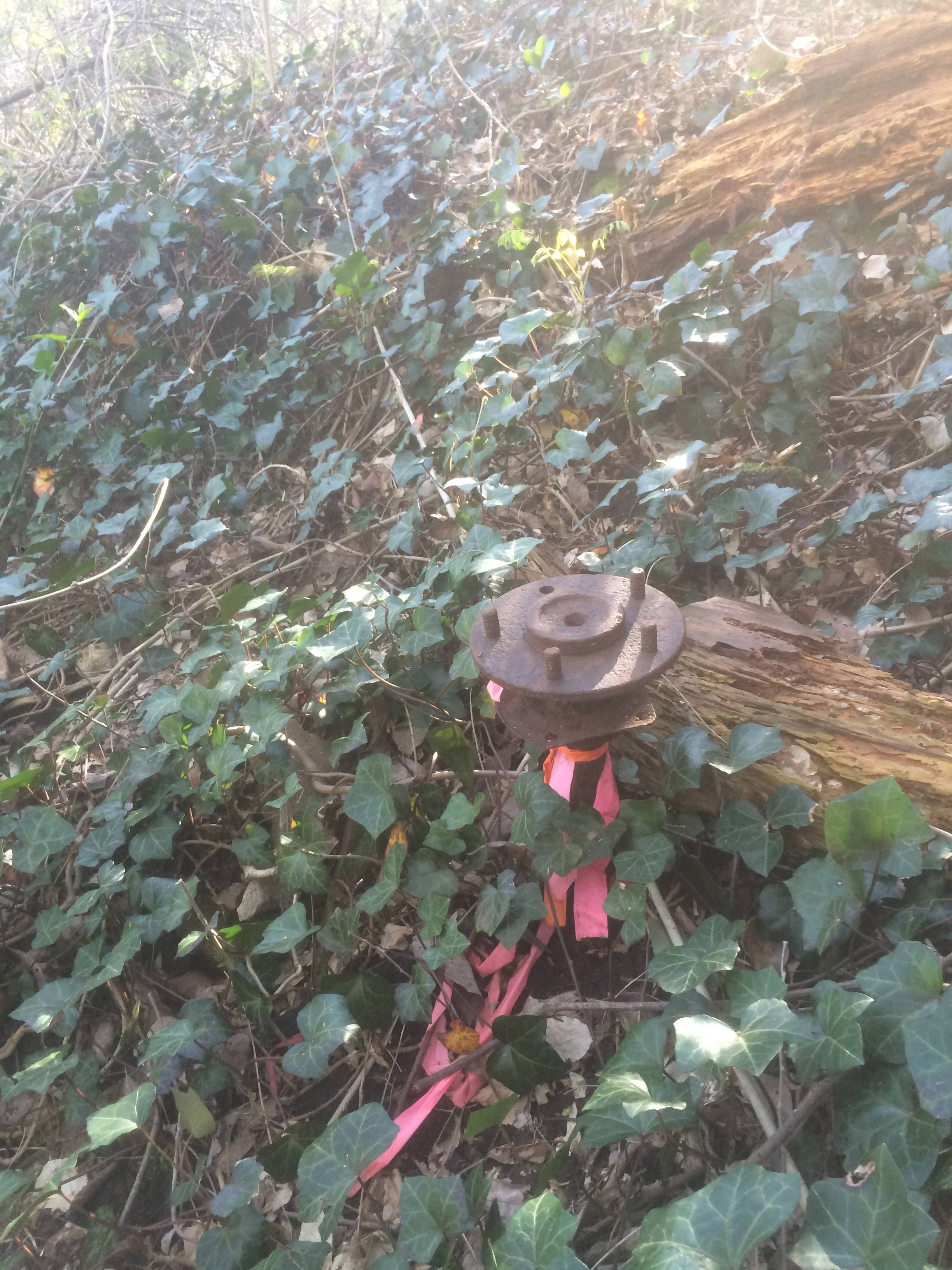 Rusted Axle Used As Survey Marker Between Nps And Private Land Scrolller