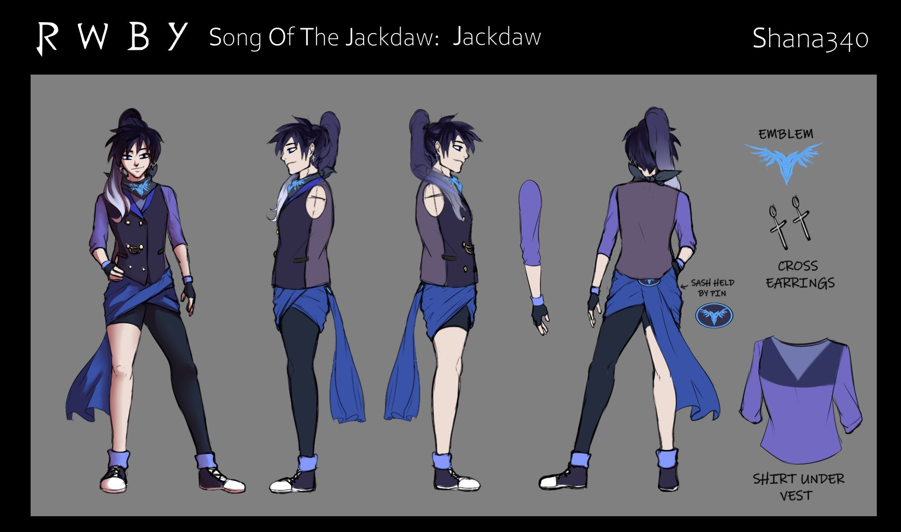 RWBY JACKDAW CHARACTER SHEET | Scrolller