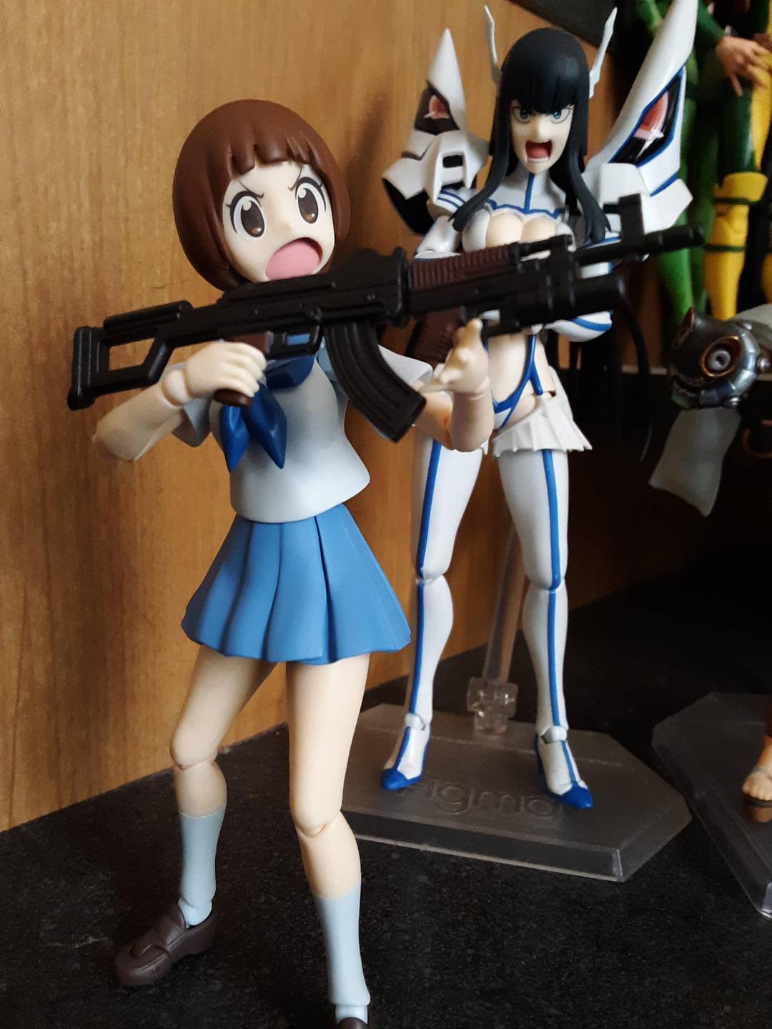 Ryuko with M1A1 meet Mako with an AK-47 | Scrolller