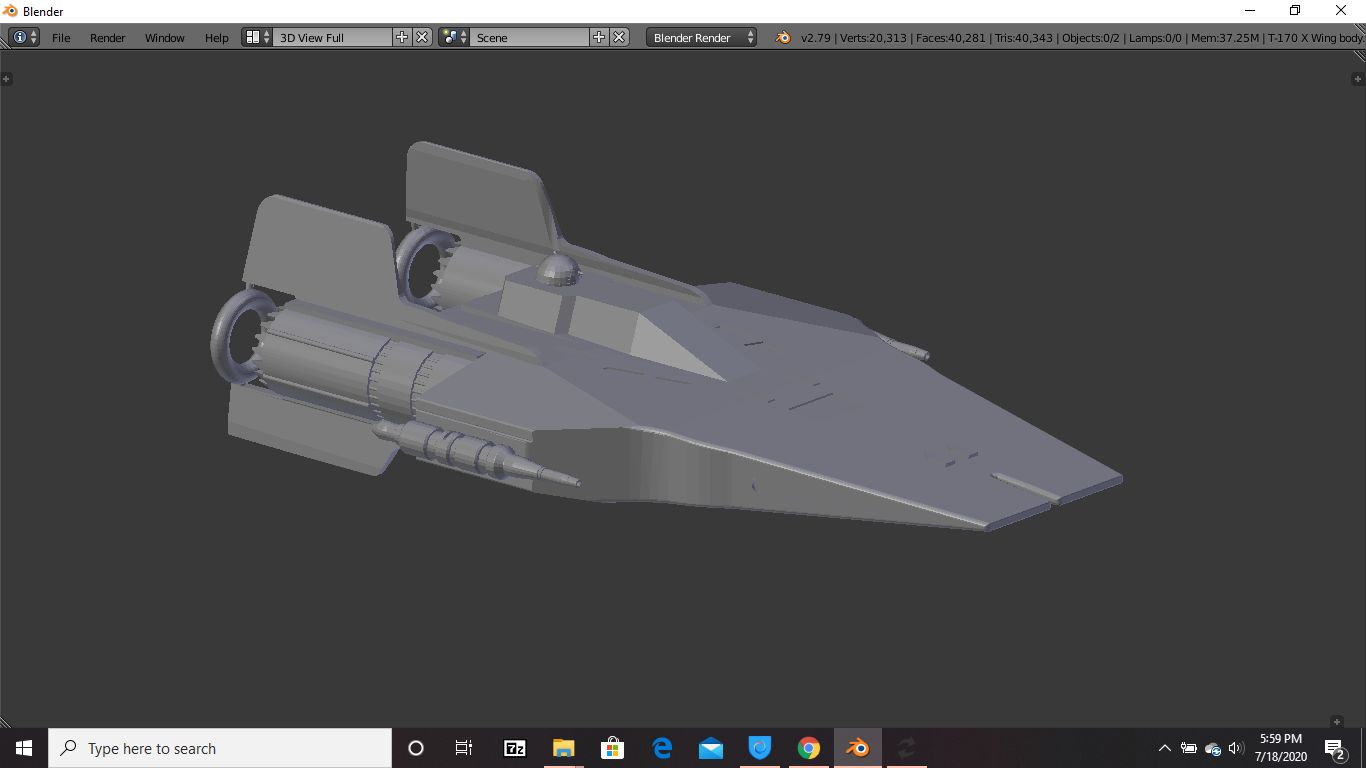 RZ-3 A Wing Fighter/Interceptor | Scrolller