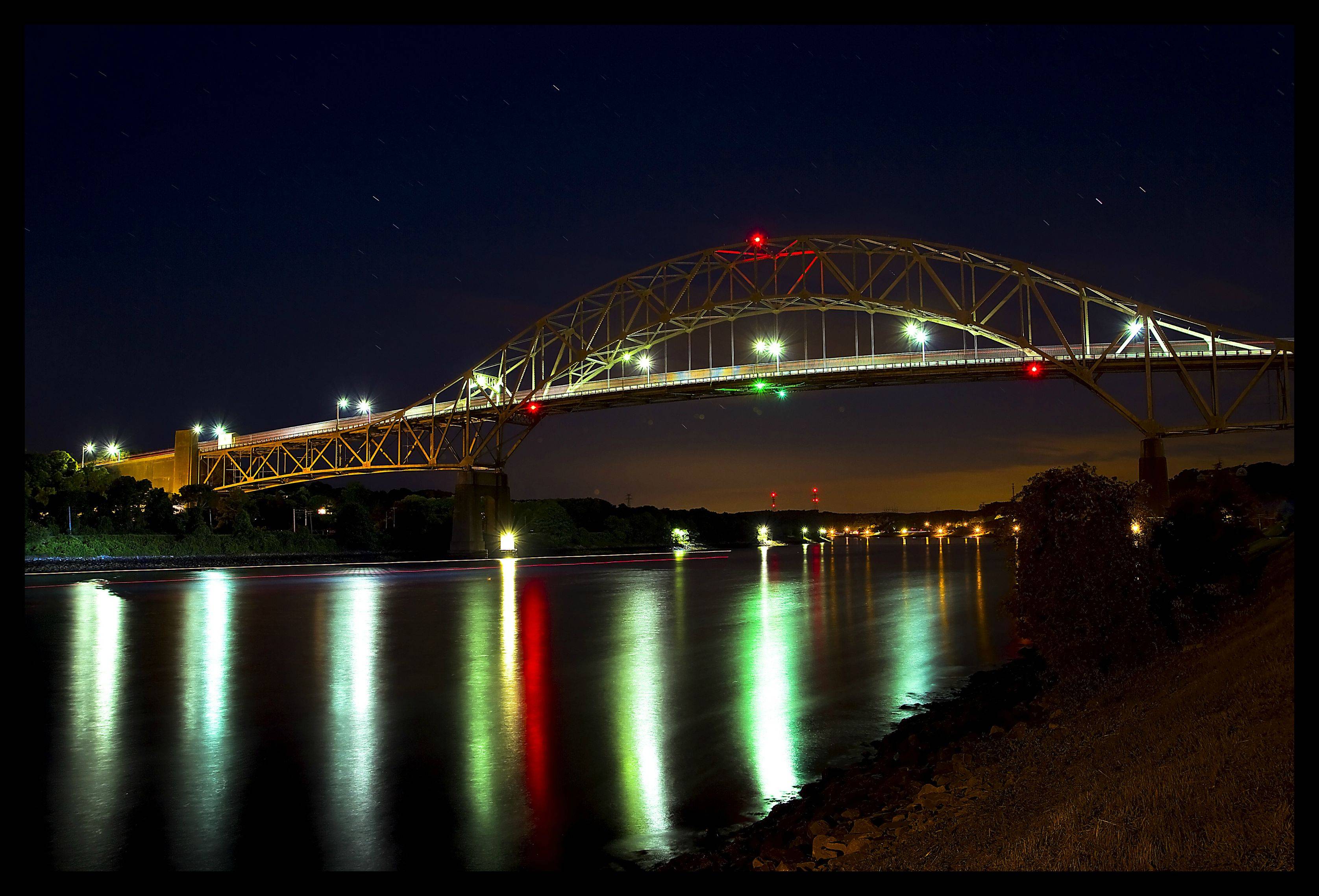Sagamore Bridge, 3am (OC) | Scrolller