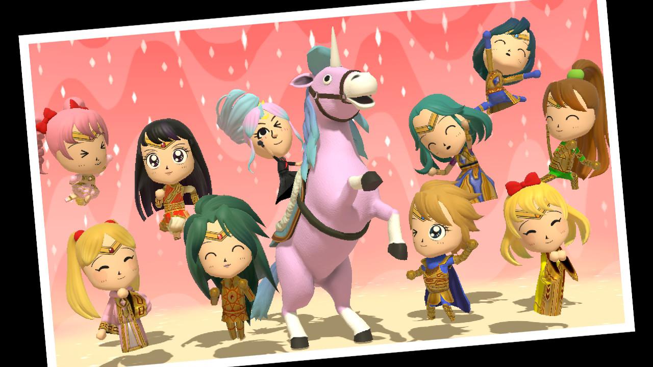 Sailor Moon themed team in Miitopia | Scrolller