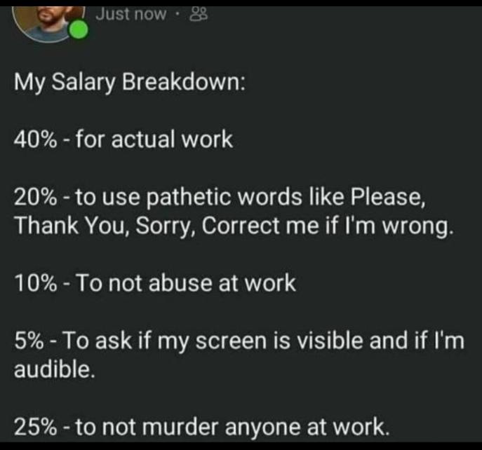 Salary Breakdown | Scrolller