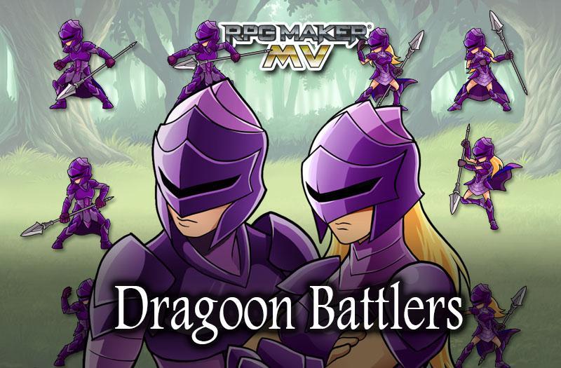 (Sale) Dragoon Battlers for RPG Maker MV asset pack | Scrolller