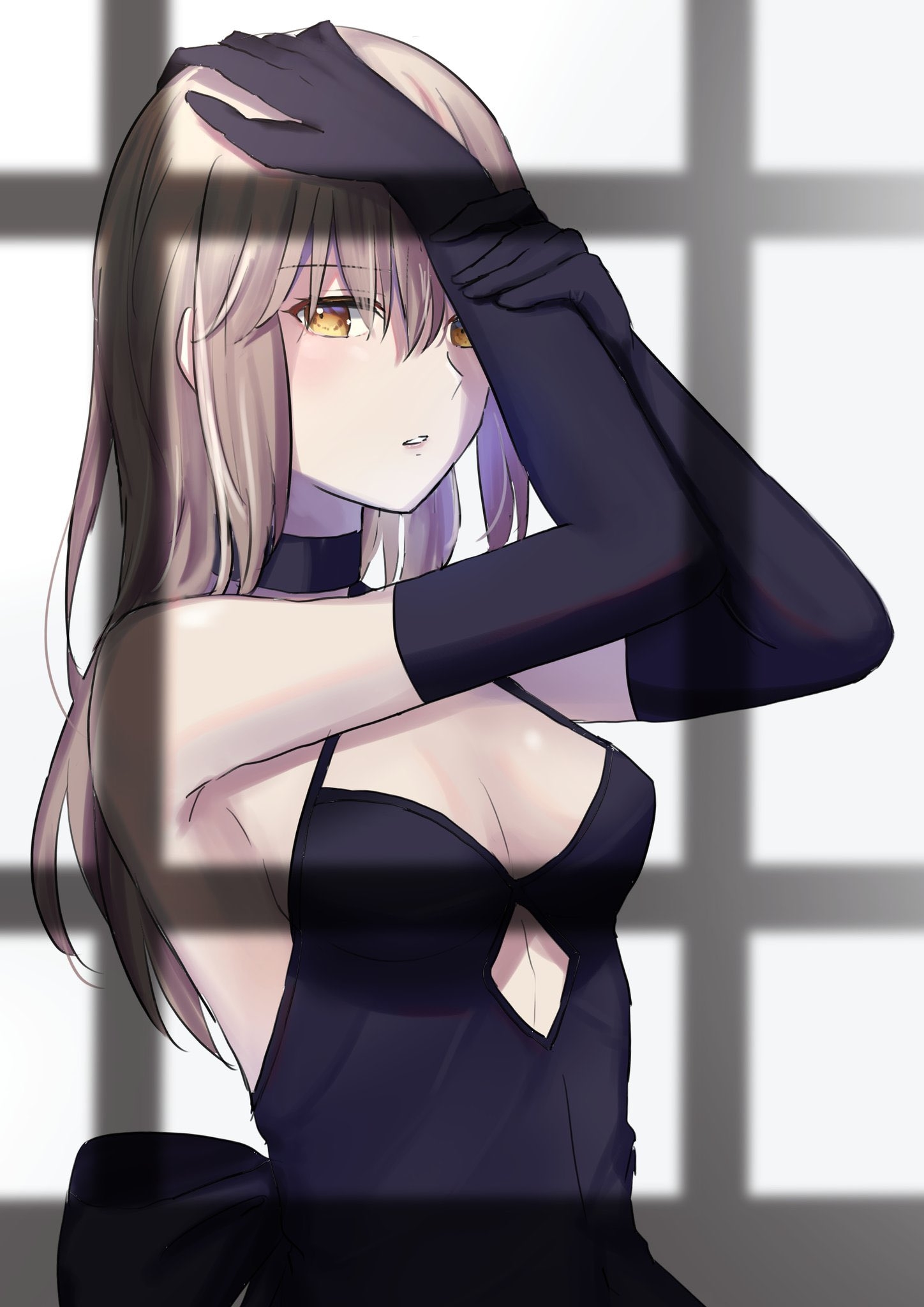 Salter with her Hair Down | Scrolller