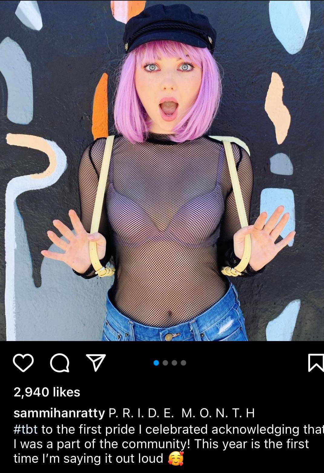 Sammi just announced that she is a member of the LGBTQ community | Scrolller