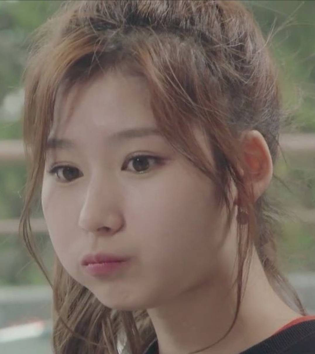 Sana - close up, puffed cheek | Scrolller