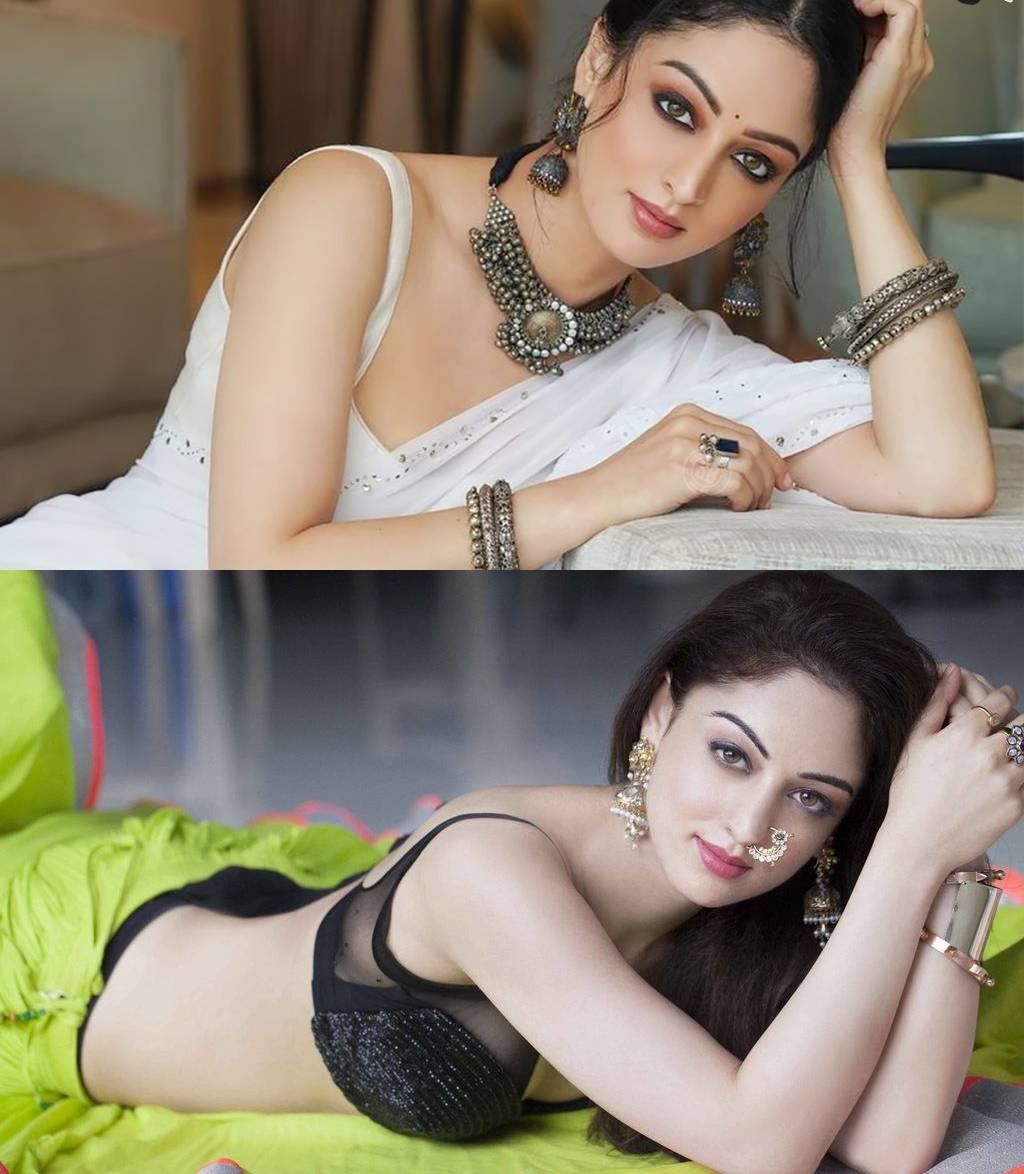 Sandeepa Dhar - Indian actress in white saree vs black bra. | Scrolller