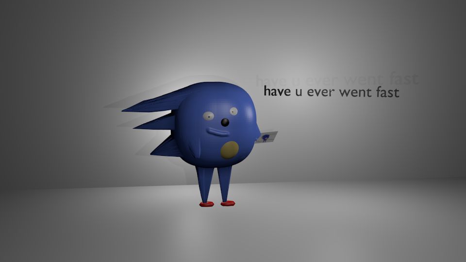 sanic can go fats in 3d too | Scrolller