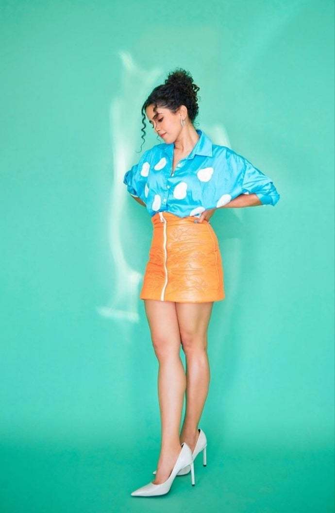 Sanya Malhotra showing off her toned milky thighs . She drains me a lot these days. | Scrolller