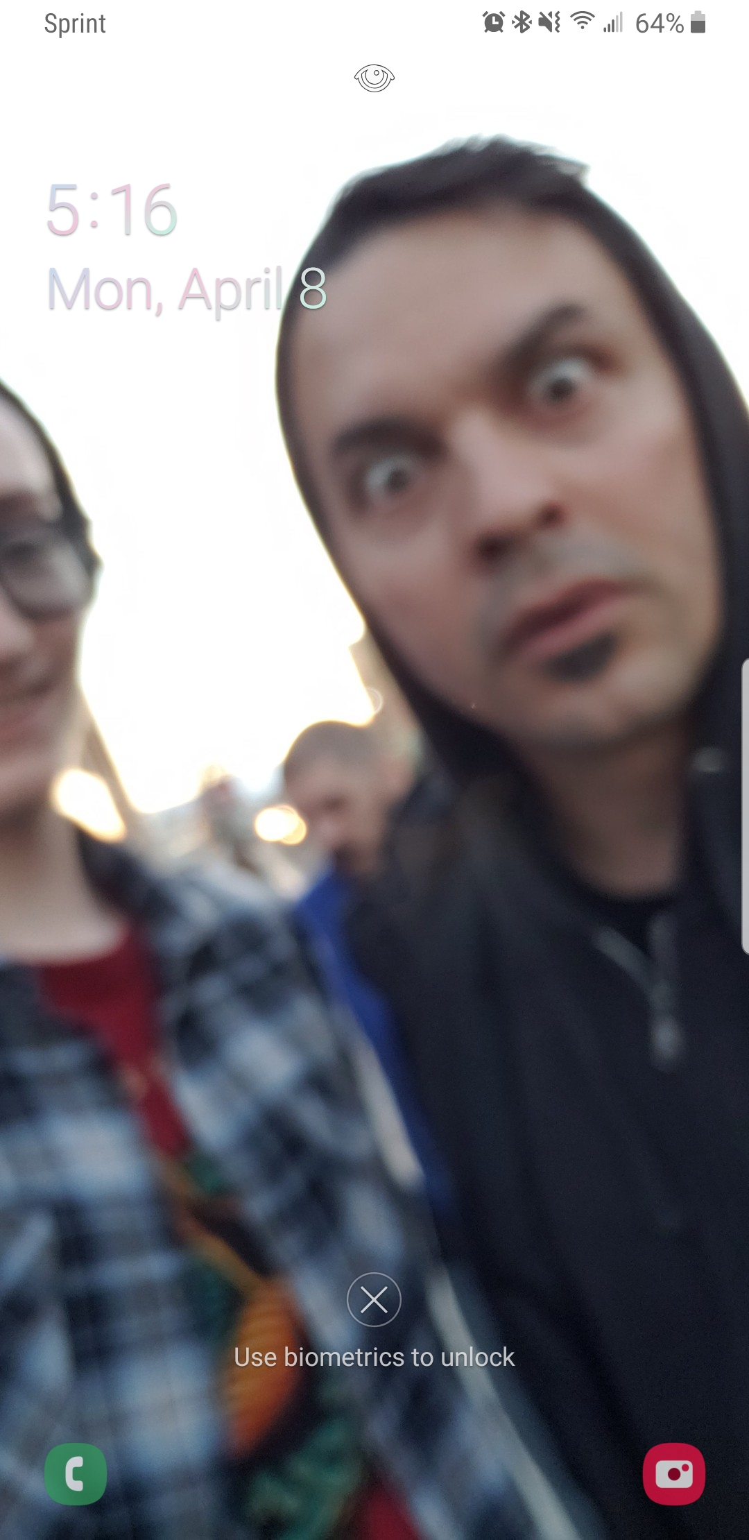 Saw Slug in line in Reno. Got this blurry photo that will be my lockscreen forever | Scrolller