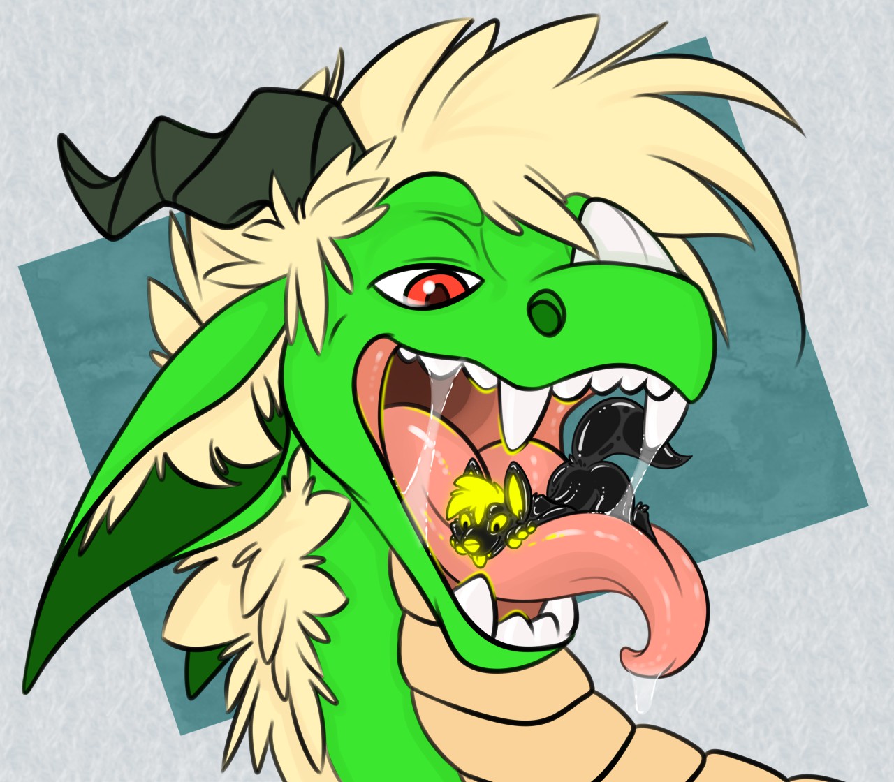 Say Ahhhh! (AdoptZ) {Sinder} {Tex} [M/?] [Mawplay] [Furry prey] | Scrolller