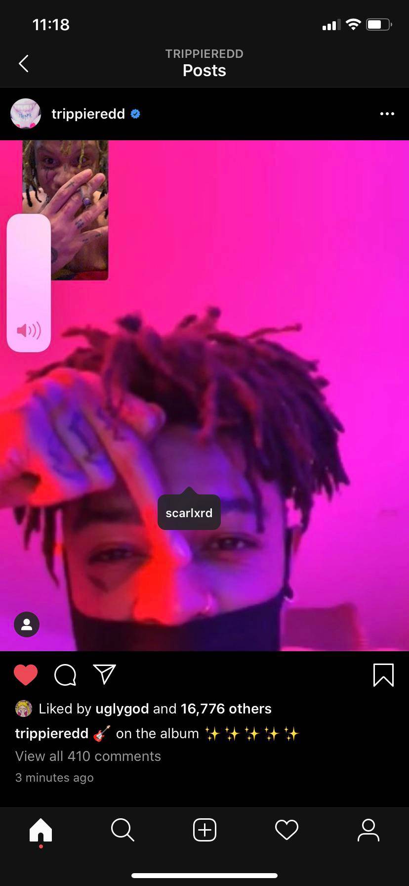 Scarlxrd is on Trippie Redd’s upcoming rock album!! | Scrolller
