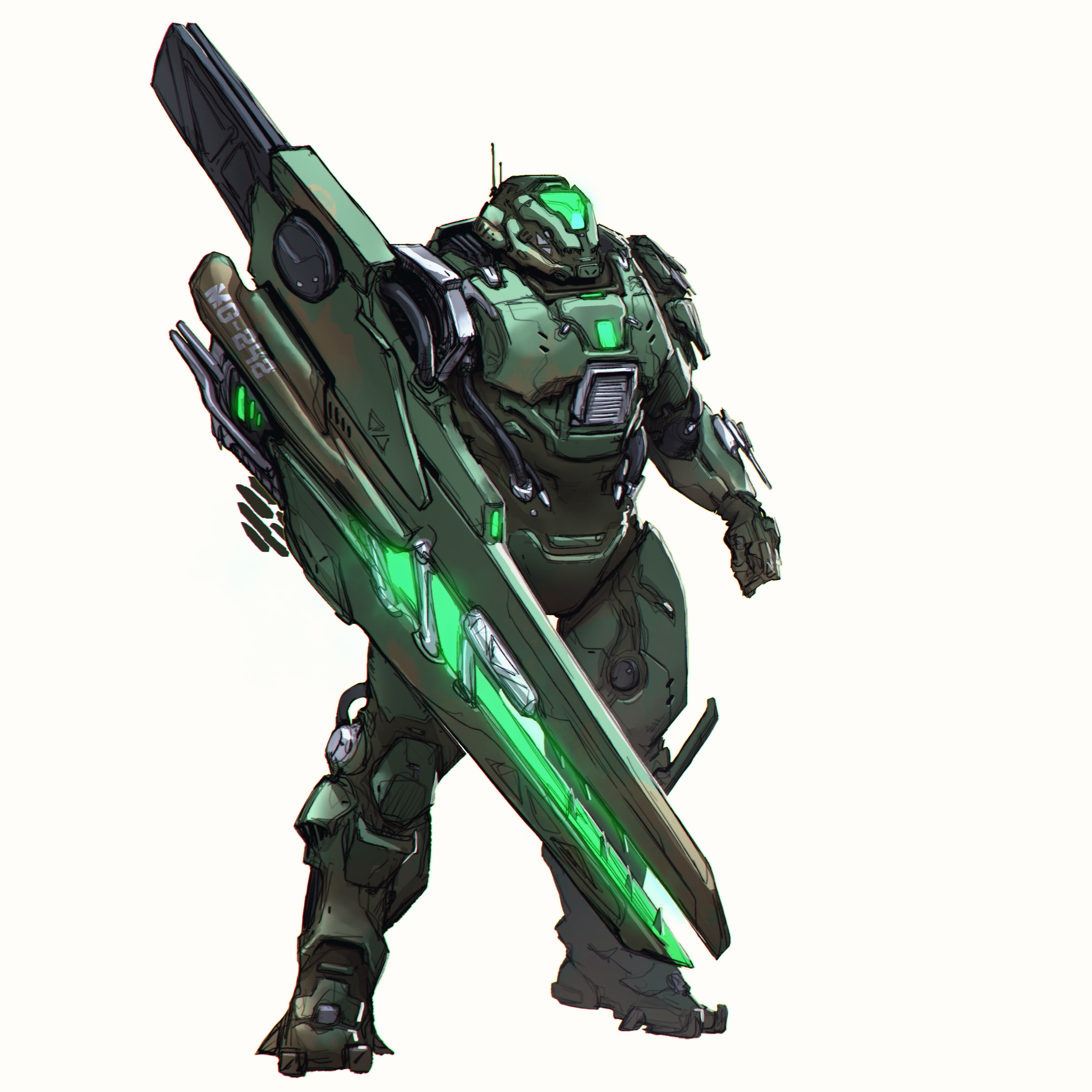 Sci-Fi Soldier by Brahim Bensehoul | Scrolller